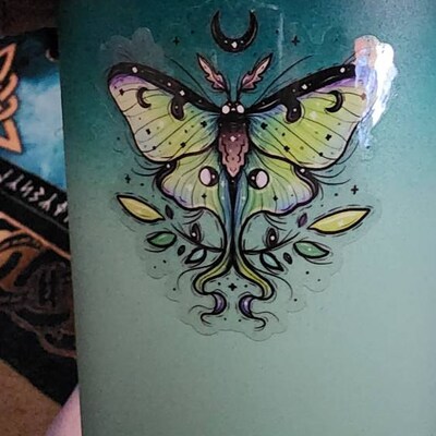Sternennacht Metalmark Motte Transparent Sticker - Etsy