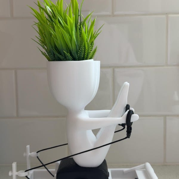 Pilates Reformer Modern Succulent Planter, Unique Pilates Studio Decor ...