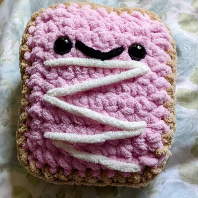 Toaster Pastry Keychain PDF Crochet Pattern - Etsy