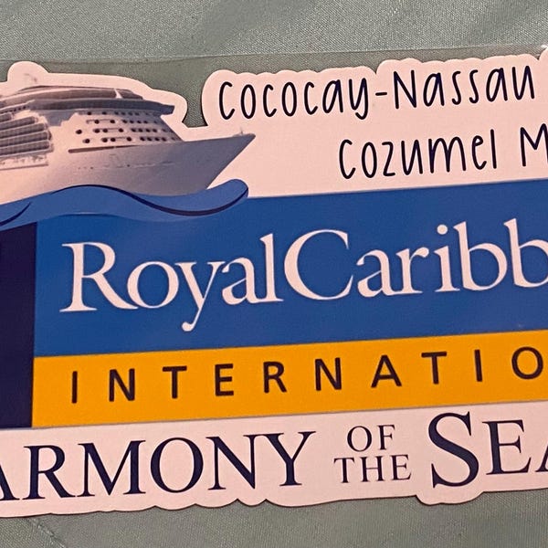 Custom RCL Cruise Door Magnet| Personalized Cabin Decor| Fun Cruise ...