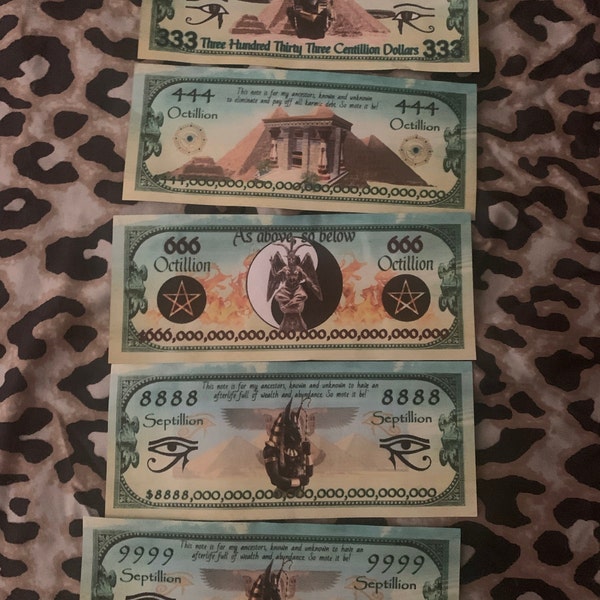 Ancestor Money to Burn-aka Joss Paper, Anubis 777 Centillion, Deity ...