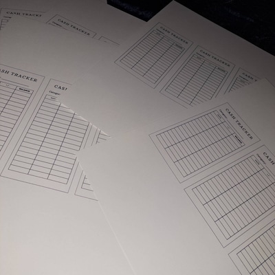 Cash Breakdown Card Printable,cash Breakdown,bank Teller,teller Slip ...