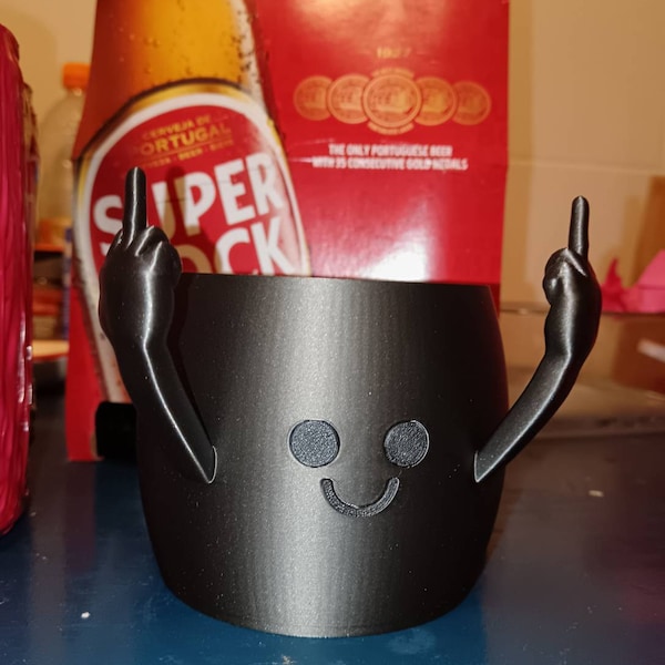Cache pot doigt d'honneur rigolo en impression 3D - Etsy France