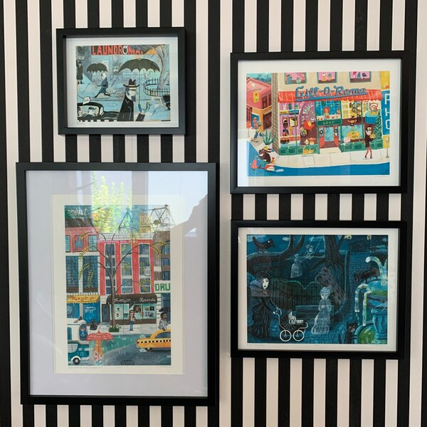 Footlight Records, Greenwich Village, NYC. A Limited Edition Giclee ...