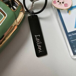 Personalized Keychain Metal Engraved Keychain Custom Engraved - Etsy