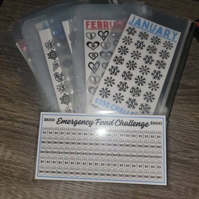 52 Week Challenge Box Money Saving Challenge 52 Envelope Challenge 52 ...