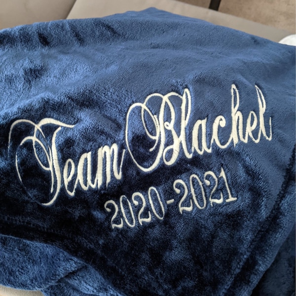 Personalized Custom Soft Blanket With Name and Date - 8 Colors to ...