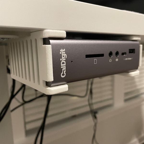 Under Desk or Wall Mount for Caldigit TS3 Plus Dock With Mounting ...