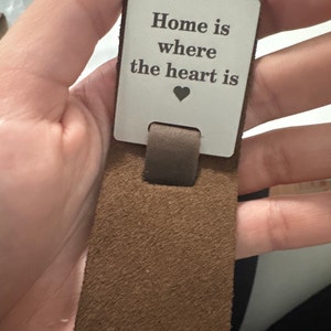 First Time Dad Gift, Leather Keychain Personalized With Photo and Name ...