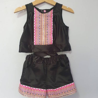 Pdf Sewing Pattern for Girls Summer Top, Shorts and Skirt. GELATO Top ...