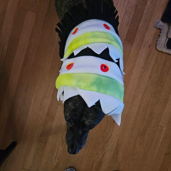 Sandworm Beetlegeuse Beetlejuice Inspired Embroidered Dog Costume Scarf ...