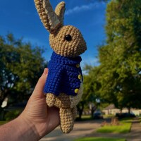 Small - Peter Rabbit Crochet Pattern, Amigurumi Pattern, Amigurumi ...