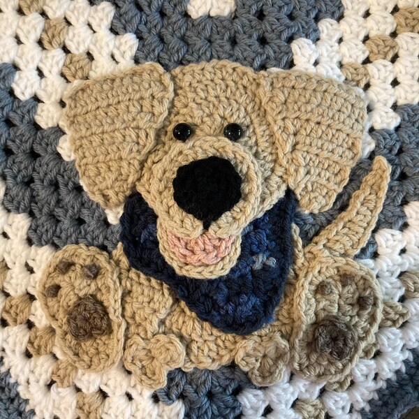 Crochet Pattern - INSTANT PDF DOWNLOAD - Chocolate Lab - Dog - Crochet ...