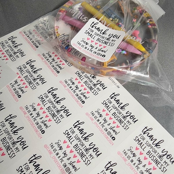 Thank You for Your Order, QR Code Scan to Shop, Candle Wax Melt ...
