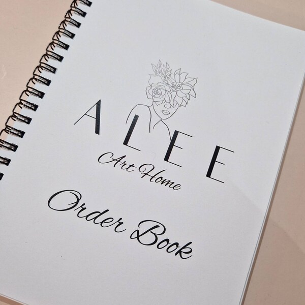 Order Book With Business Logo - Personalised Order Book for Small ...