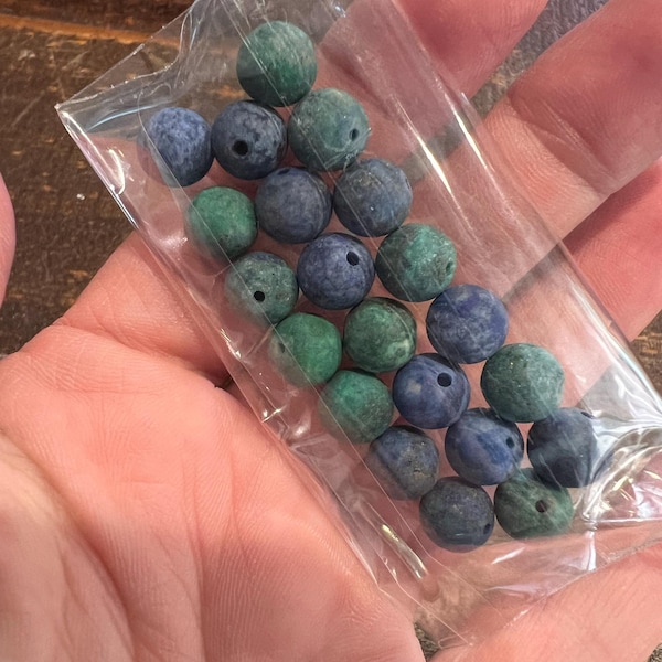 Matte Set Solar System Gemstone Beads 8mm 6mm,set Planet Beads ...