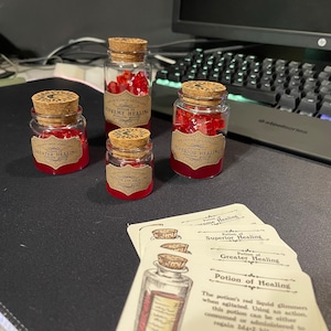 D&D Potion of Healing, Complete Set - Etsy