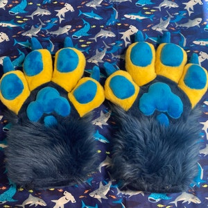 Puffy 5 Fingered Paw Digital Pattern PDF DOWNLOAD - Etsy