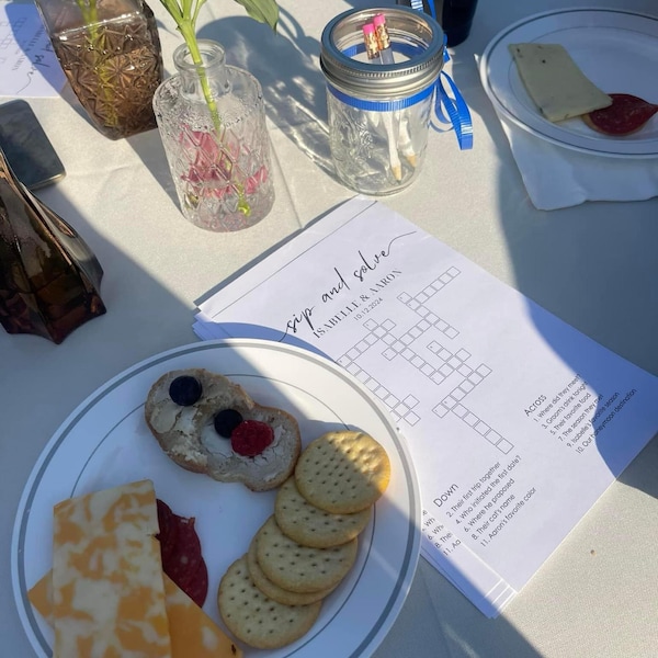 Custom Photo Guessing Game Template, Wedding Fun Games, Where Were They ...