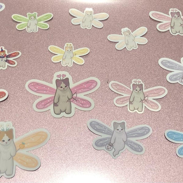 Fluffy Princess Cow Sticker / Matte Vinyl / Fairy Cow Sticker - Etsy
