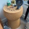 XL Champagne Cork Side Table, up to 40% OFF - Etsy