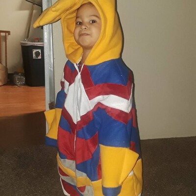 CHILD All Might-y Hero COSPLAY Inspired Kigu Onesie All for One for All ...