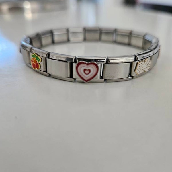 Italy Charm Bracelet, Italy Charms, Vintage Italian Bracelet - Etsy
