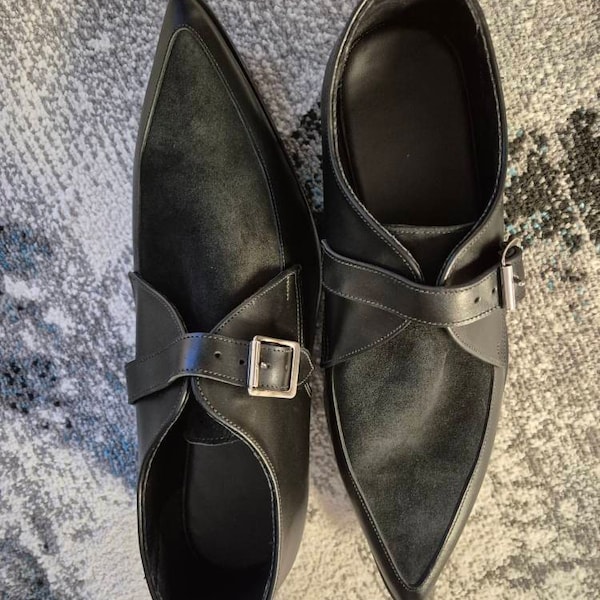 Isaac - 4 Bat Buckle Winklepicker Boot - Etsy