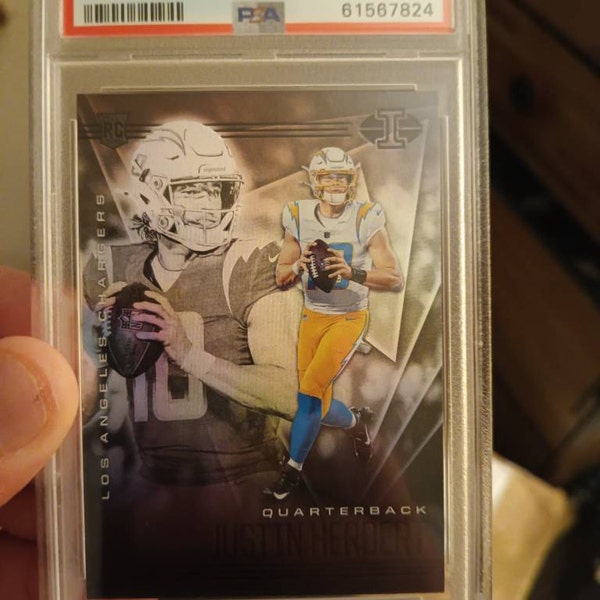 Joe Burrow Rookie Card 2020 NFL Panini Prizm Refractor PSA Graded 10 ...