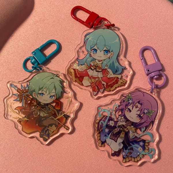 Fire Emblem Heroes Keychains / Charms - Set 2 - Etsy