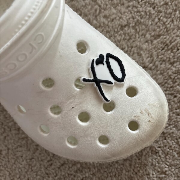 SILVER Spike Shoe Chain DANGLE Croc Charms Croc Chains Shoe Chains ...