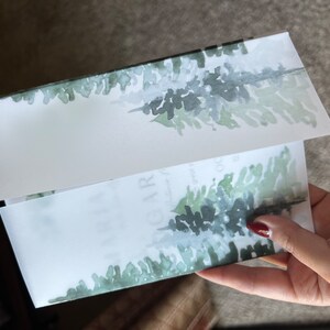 Beach Wedding Invitation Vellum Jacket Seashell Vellum Wrap for 5x7 ...