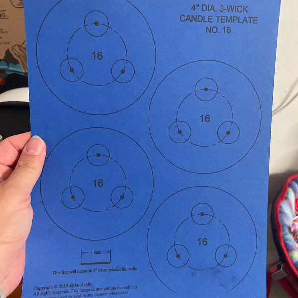 Wick Centering Template Bundle | Round and Square Candle Jar | Candle ...