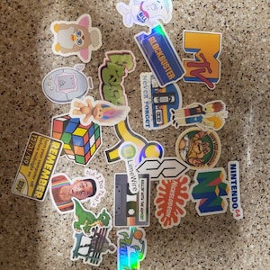 Squishmallow 12pc Sticker Set, Holographic Waterproof Stickers ...