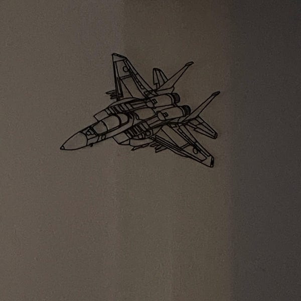 Military Large Aircraft Metal Art, US Air Force Large Airplane, Metal ...