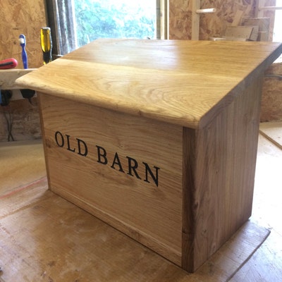 Large Oak Letter Box. - Etsy UK