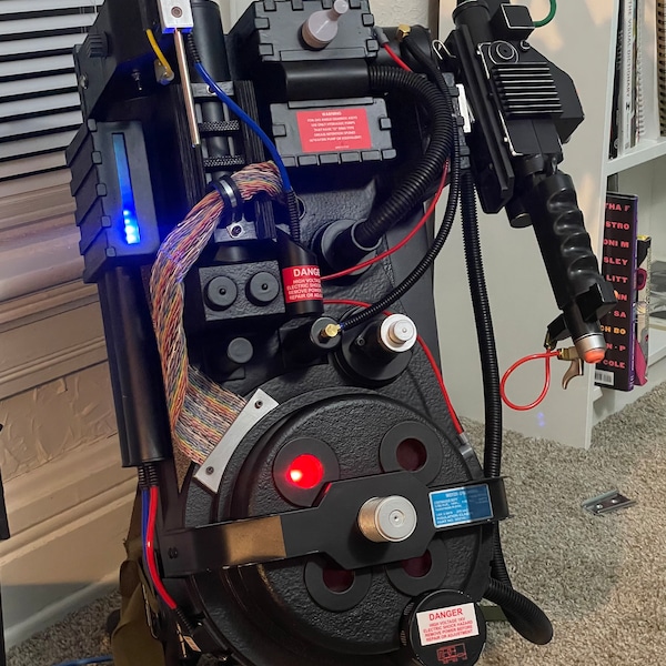 Life Size Spirit Proton Pack 2023, MODS, 3D Printed GB1 Style Vacuum ...