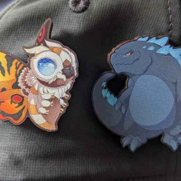 Classic Mothra Chibi Vinyl Monster Sticker Kawaii Kaiju Laptop Decal ...