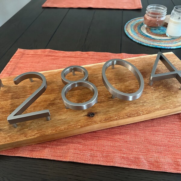 Modern Address Signs | Modern House Number Sign | Modern House Numbers ...