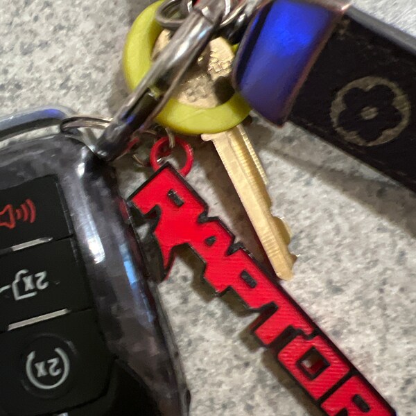Ford F150 Raptor Keychain - Etsy