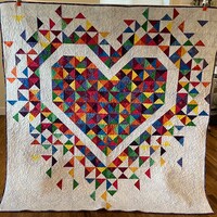 PDF Exploding Heart Quilt Pattern Digital Download by Slice of Pi ...
