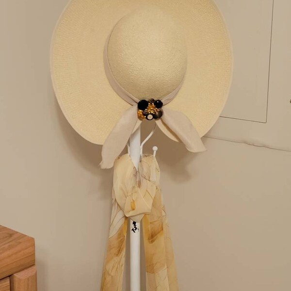 Rare Vintage Signed Miriam Haskel Beaded White Flower Brooch - Etsy