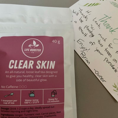Clear Skin Tea - Etsy Canada