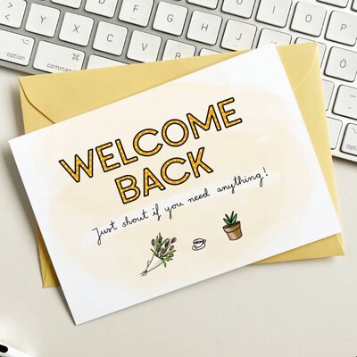 Fun Welcome Greeting Card for New Hires and Starters in Your Team ...
