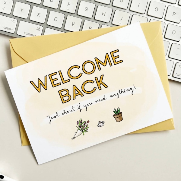 Fun Welcome Greeting Card for New Hires and Starters in Your Team ...