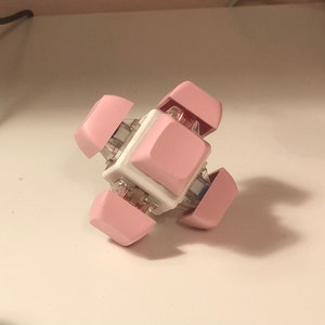 Cute Uwu Rose Gold Metal Artisan Keycap Custom Mechanical - Etsy