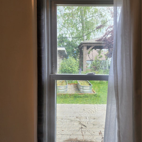 Custom Flat Cats Window Screens - Mesh Window Protection for Cats - Etsy