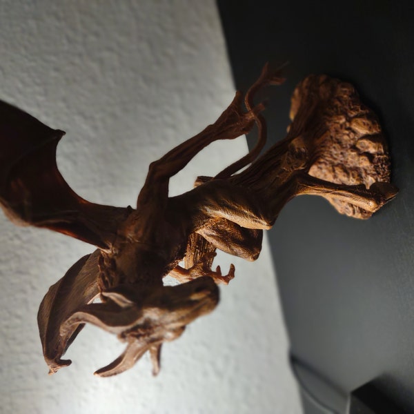 Jersey Devil Statue, Hand Painted Resin Sculpture | Cryptozoology ...