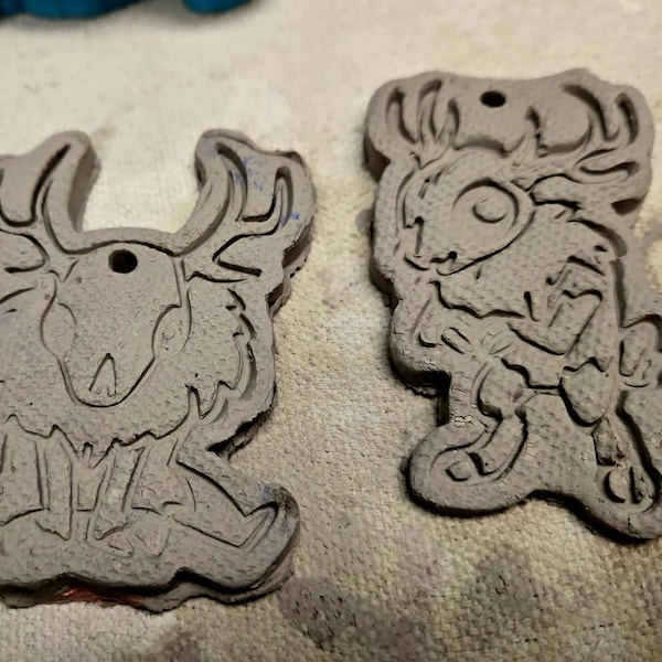 Mothman Cookie Cutter and Clay Stamp ~ Cute Cryptid Cookie Cutter and ...