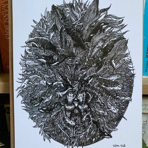 The Firebird Print Pen Illustration A4 Giclee Print - Etsy UK